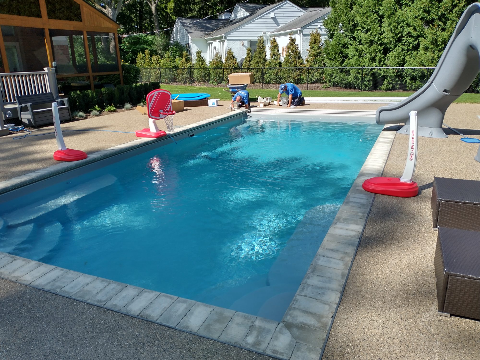 Concrete - Cement contractor in Clarkston Michigan. Exposed aggregate ...